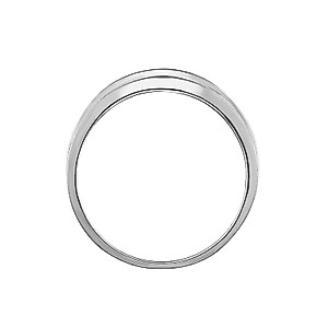 Eternal Bliss 1/6 cttw Round Natural Diamond Ladies Wedding Anniversary Band Ring Solid 10K Gold (white-gold, 6)