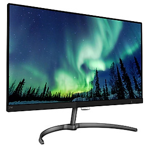 Philips 276E8VJSB 27" Monitor, 4K UHD IPS, 1 Billion+ Colors, Ultranarrow Borders, Lowblue, Multiview, 4Yr Advance Replacement Warranty