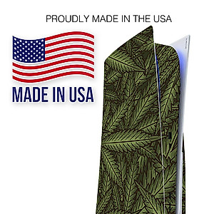 ITS A Skin Skins Compatible with Sony Playstation 5 Console Disc Edition - Protective Decal Overlay Stickers wrap Cover - gonja Leaves Pot Weed