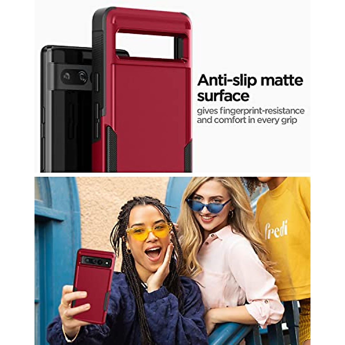 AICase for Google Pixel 7 Pro Case,Heavy Duty Drop Protection Full Body Rugged Shockproof/Dust Proof Multi Layer Military Protective Tough Durable for Google Pixel 7 Pro 6.7" 2022-2