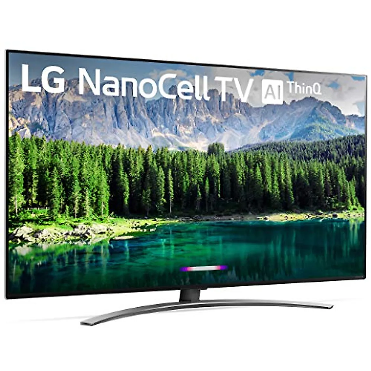 LG 55SM8600PUA Nano 8 Series 55" 4K Ultra HD Smart LED NanoCell TV (2019), Black