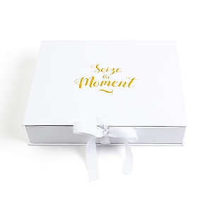 JumpOff Jo - Seize The Moment Baby Milestone Onesies, 1 Through 12 Bodysuit Set With Numbers, Newborn Essentials (Giraffe)