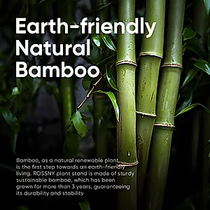 ROSSNY Plant Stand Indoor, 6 Tier 7 Potted Bamboo Plant Stands for Indoor Plants, Corner Plant Stand, Tiered Plant Stands, Plant Shelf For Indoor, Planter Holder for Multiple Plants Indoor Tall, Brown