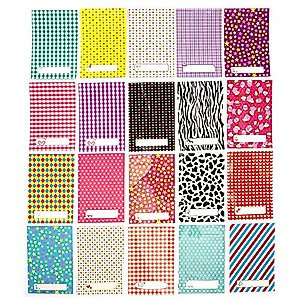 FoRapid 20 Sheets Creative Film Decor Border Sticker for FujiFilm Mini 9 8 7s 25 50s 90 7-Message Memo Pattern