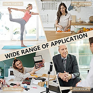 XXRCBag Wireless Lavalier Microphone for iPhone iPad, Plug-Play Mini Recording Phone Mic for Live Stream, APP Video Recording, Interview Video, Vlog, with Auto-Sync Noise Reduction (Black 2 in 1)