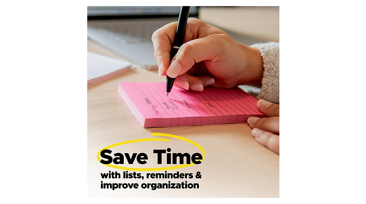 Post-it Super Sticky Notes Pack with Case - Bright Colors & 2X Power
