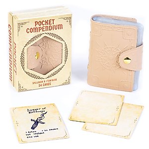 Stratagem Pocket Compendium Spellbook Holder| 26 Pages per Book & 54 Playing Cards| Tabletop RPG Fantasy Game|Tome of Glory