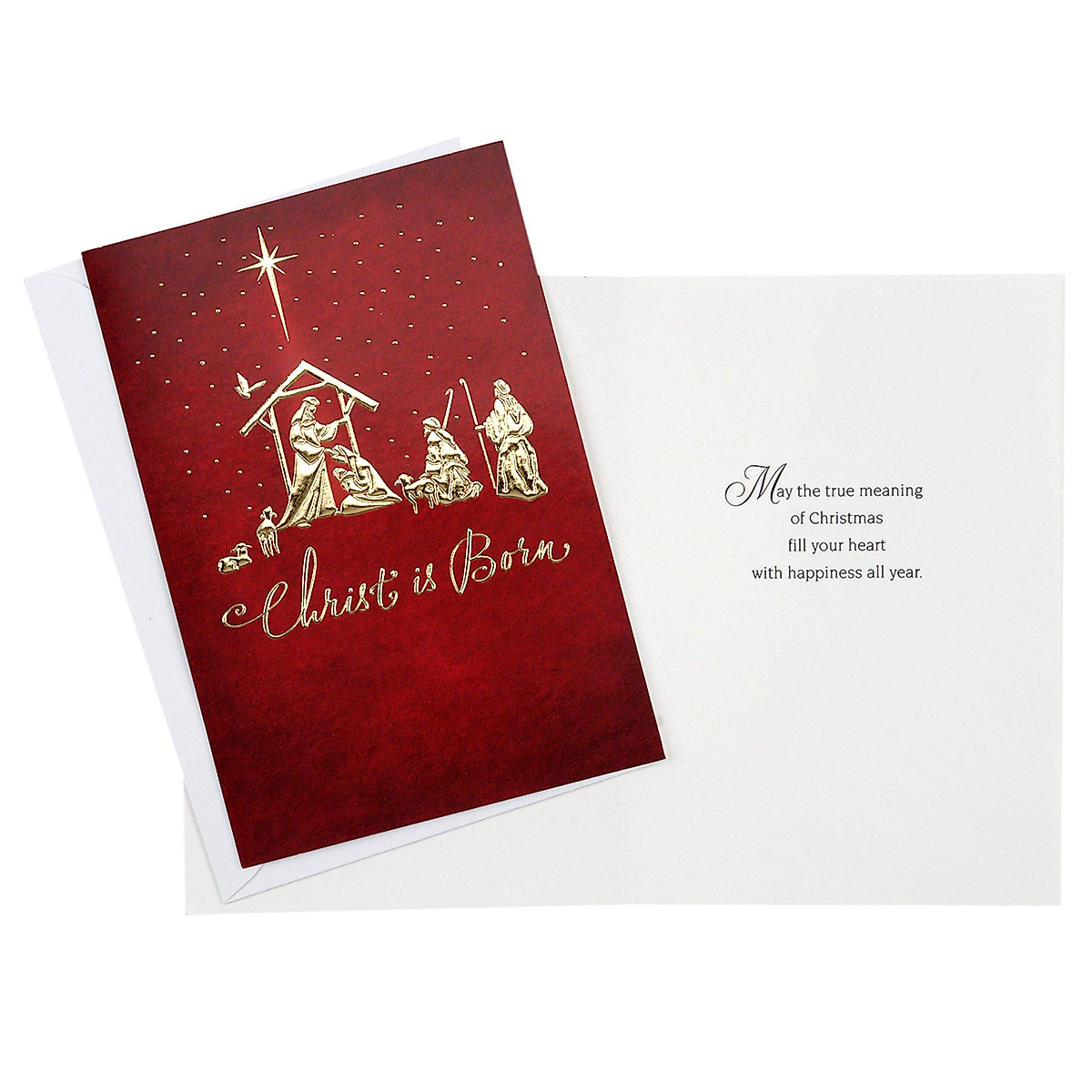 Hallmark Image Arts Religious Boxed Christmas Cards Assortment (4 Designs, 24 Christmas Cards with Envelopes)