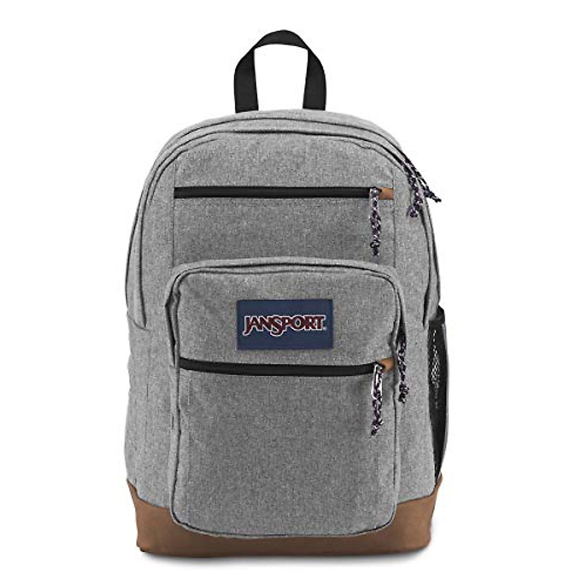 JanSport Backpack, with 15-inch Laptop Sleeve, Grey Letterman - Large Computer Bag Rucksack with 2 Compartments, Ergonomic Straps - Bag for Men, Women