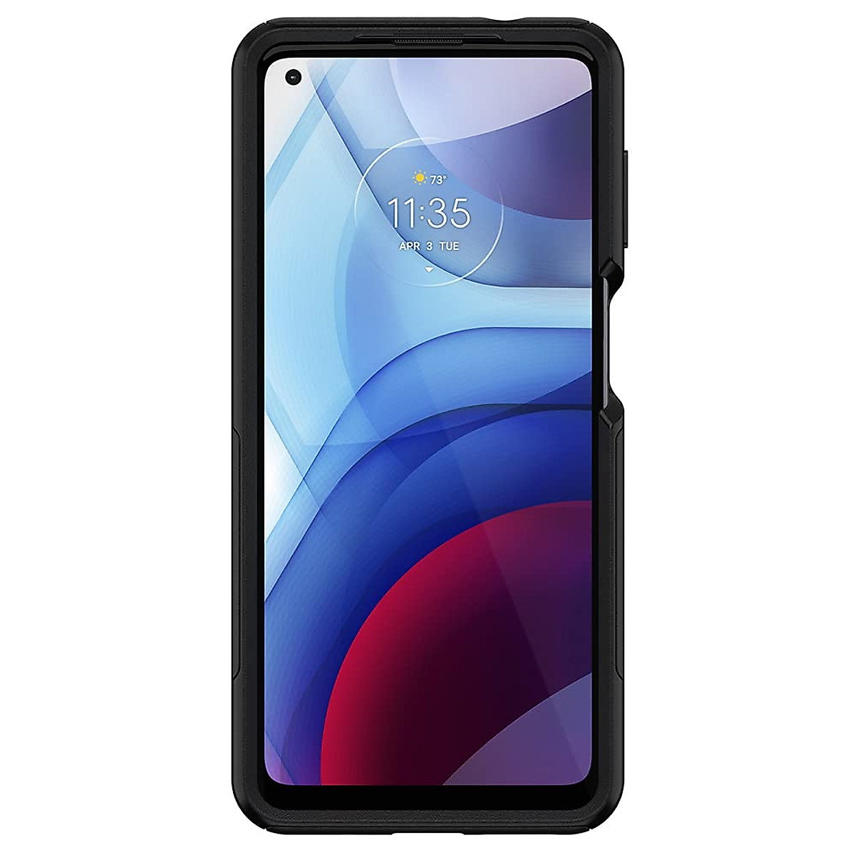 OtterBox Moto G Power 2021 Commuter Series Lite Case - BLACK, slim & tough, pocket-friendly, with open access to ports and speakers (no port covers),