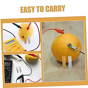 FUNOMOCYA 4 Pcs Copper Electrode Strip for Plating Zinc Copper Electrode Strip for Electroplating Zinc Electrode Strip for Plating Copper Experiment Electrode Strip