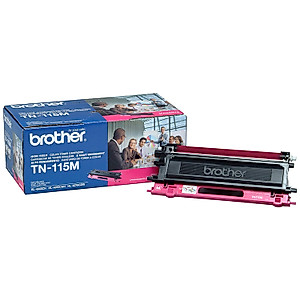 Brother TN115BK, TN115C, TN115M, TN115Y High Yield Black, Cyan, Magenta and Yellow Toner Cartridge Set