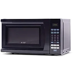 Commercial Chef CHM770B Countertop Microwave, 0.7 Cubic Feet, Black