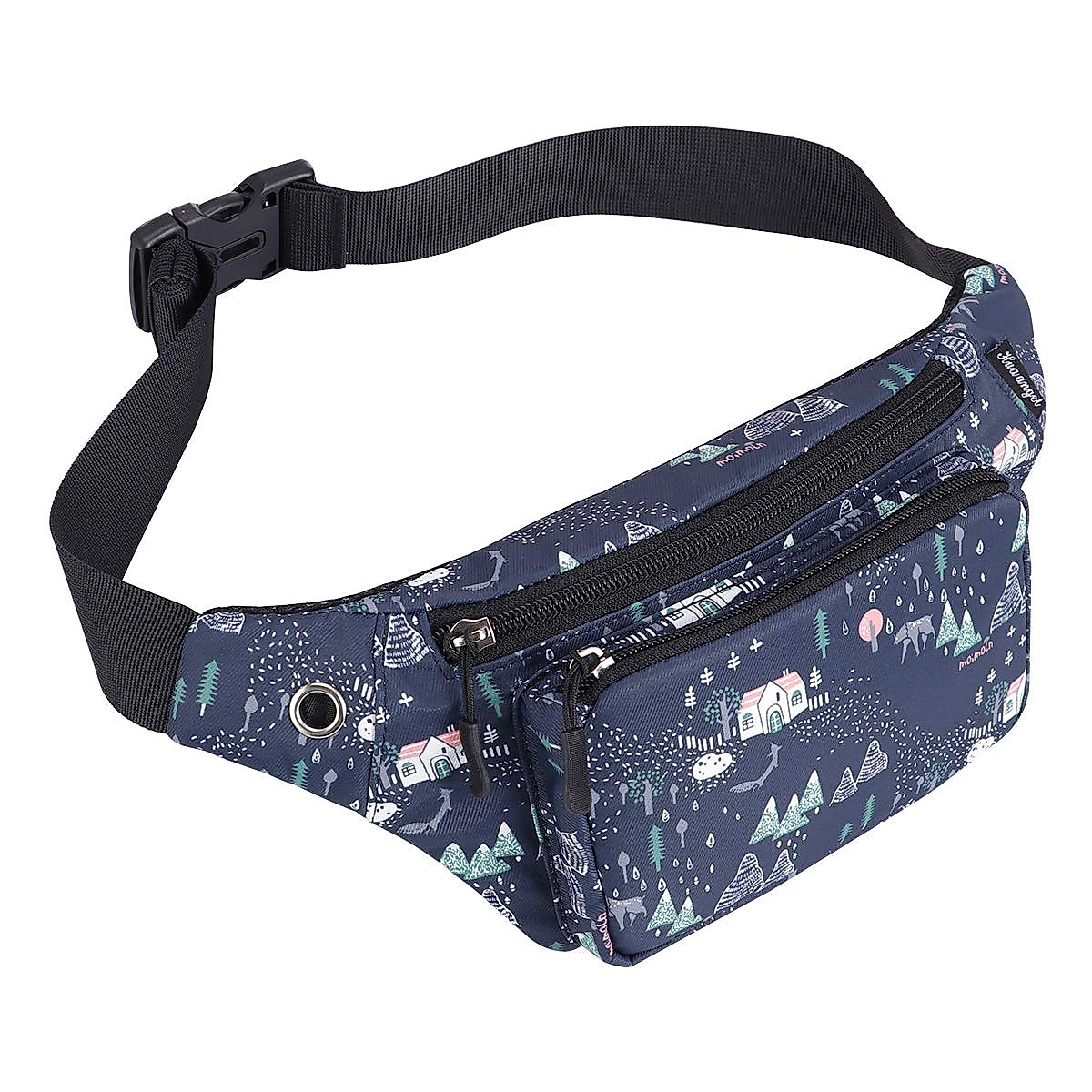 HUA ANGEL Fanny Pack for Women & Men - Crossbody Waist Bag Lightweight Belt Bum Bag for Sports, Travel, Hiking, Everyday Use