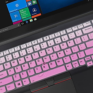 Keyboard Cover for 15.6" Lenovo ThinkPad E15 Gen 4/3/2, ThinkPad L15 Gen 2/1, ThinkPad T15 T15p T15g P15 P15s P15v Gen 3/2/1, ThinkPad E580 E590 E595 L580 L590 P52 P53 P72 P73 T570 T575 T580 T590 -OP