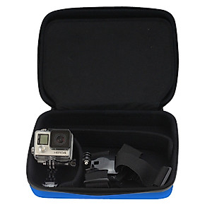 Navitech Blue Heavy Duty Rugged Hard Case/Cover Compatible with The Veho Muvi K2 pro Action Camera