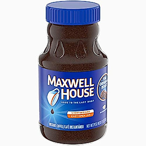 Maxwell House Original Medium Roast Instant Coffee (12 oz Jars, Pack of 12)