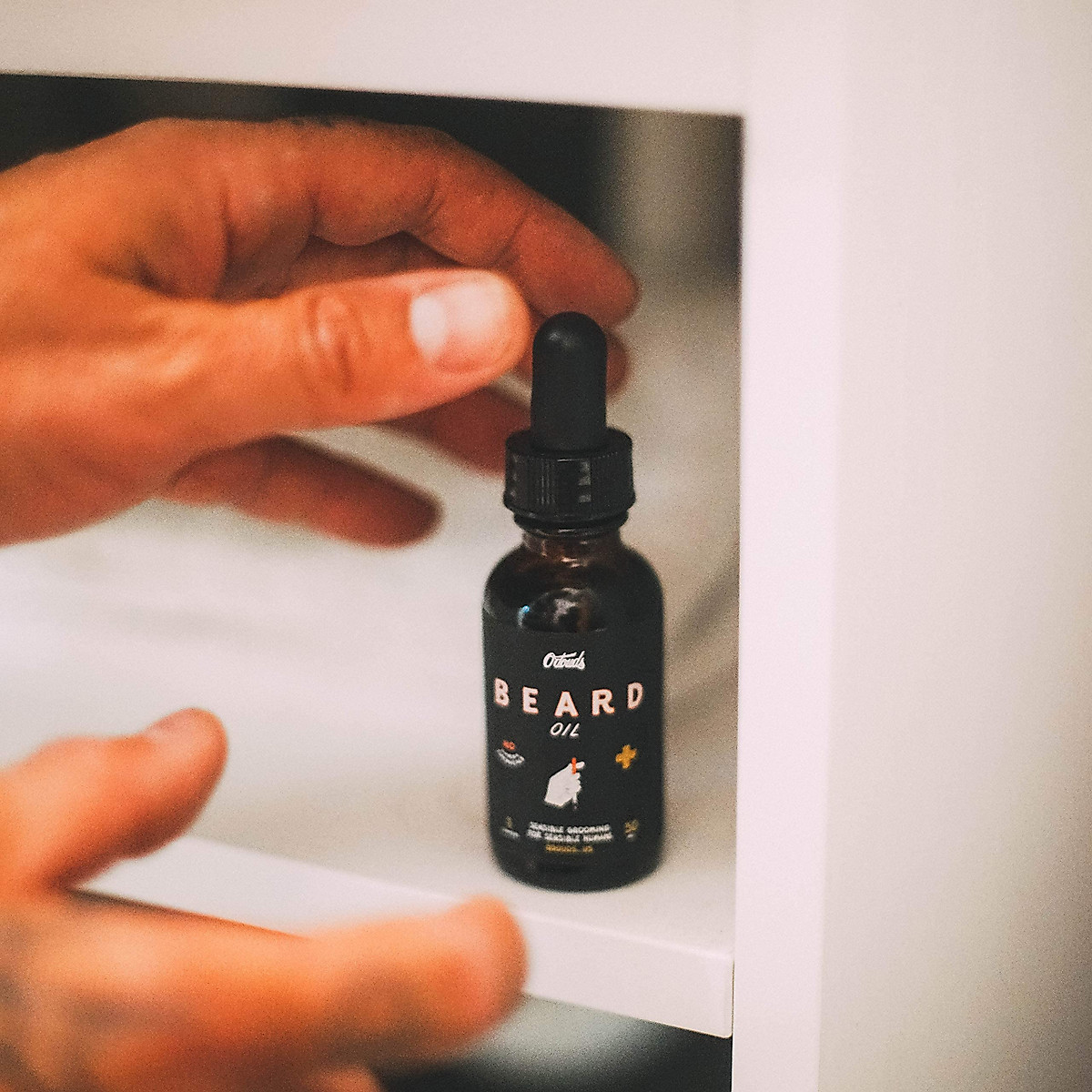 O'Douds Beard Oil for Men - Natural, Vegan Beard Conditioner & Mustache Oil with Jojoba Oil - Softens & Moisturizes Beards & Mustaches with Forest Scent (1oz.)