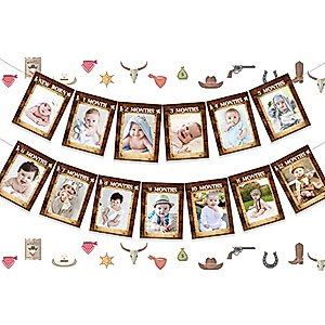 First Rodeo Birthday Party Supplies Cowboy 1st Birthday Photo Banner First Rodeo Photo Banner First Rodeo Party Supplies Cowboy Birthday Party Decoration for Boys First Birthday Photo Banner First Birthday Cowboy