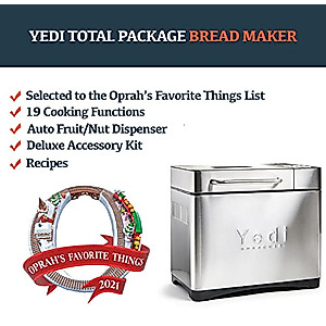 Yedi Total Package 19-in-1 Bread Maker, with Deluxe Accessory Kit