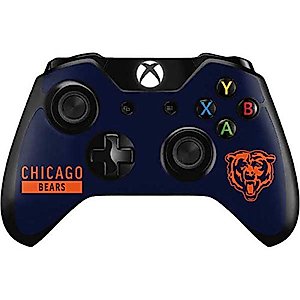 Skinit Decal Gaming Skin Compatible with Xbox One Controller - Officially Licensed NFL Chicago Bears Blue Performance Series Design