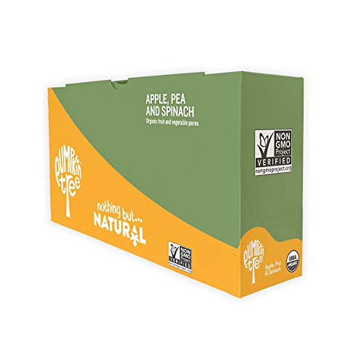 Peter Rabbit Organics, Pea, Spinach and Apple Puree, 4.4-Ounce Pouches (Pack of 10)