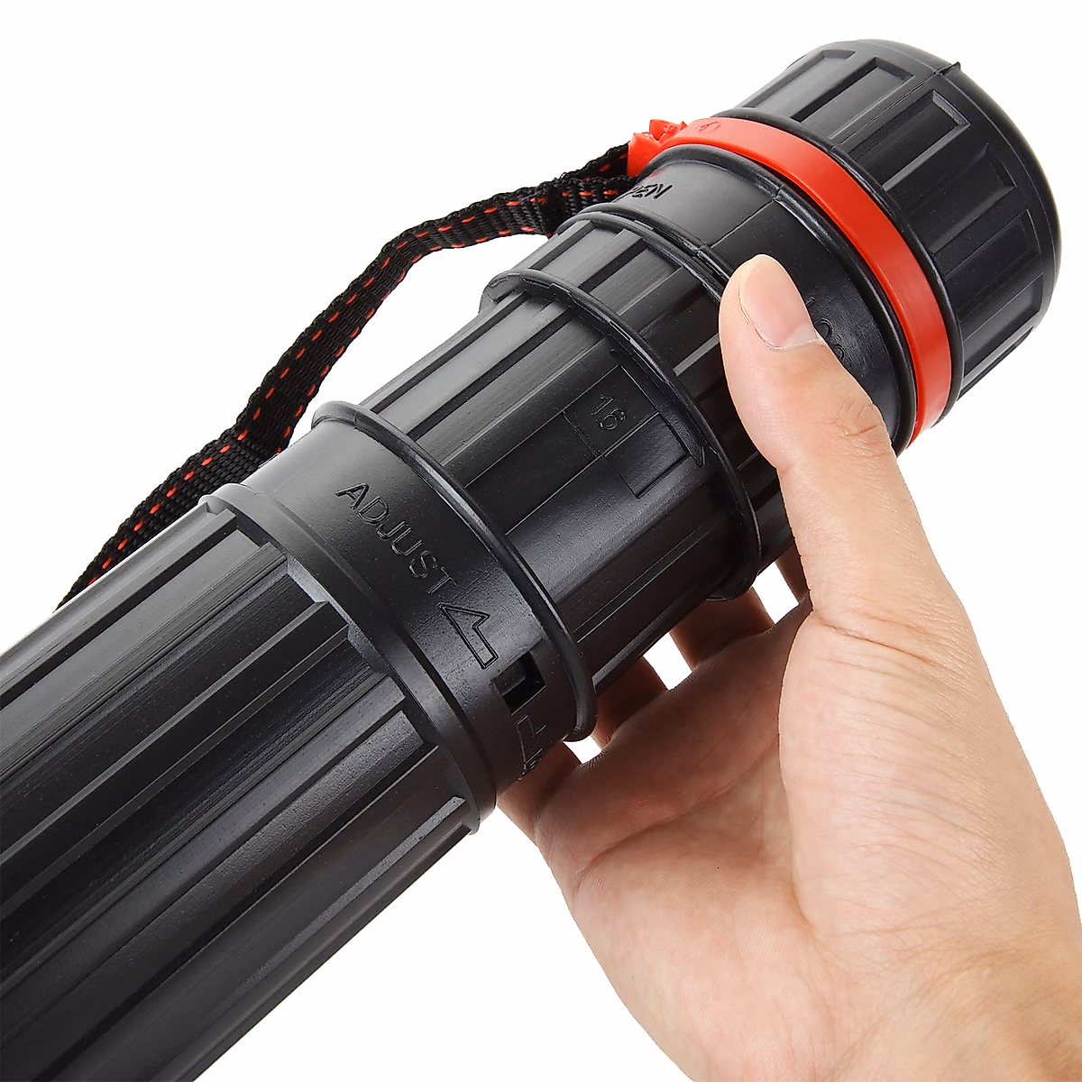 3 Pack Extendable Poster Tubes, Telescoping Art Tube, Water-Resistant Storage Tube for Documents Blueprints Artwork - Hard Plastic Black, 18 Inches to 27.5 inches with 2.75 Inch Opening