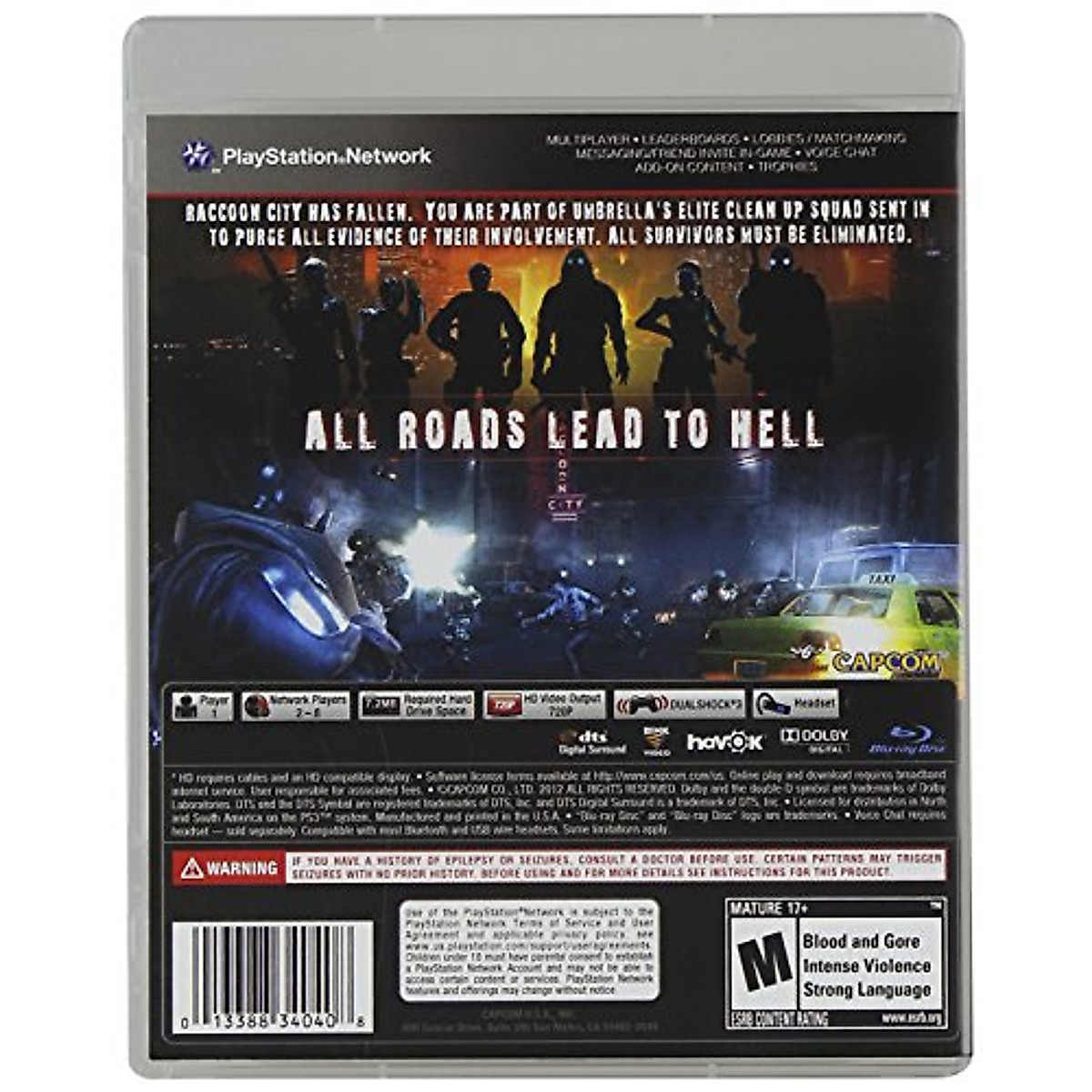 Resident Evil: Operation Raccoon City - Playstation 3