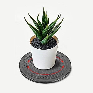 Heavy Duty Rotating Swivel Stand with Steel Ball Bearings - Lazy Susan Spray Paint Turntable for Flat Panel Monitors, Potted Plants,TV's, Sculpture , Speakers (12 inch-2pack)