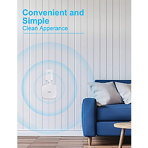 COOLWUFAN Wall Mount Holder for eero Pro 6/6E Home WiFi System - Simple and Sturdy Stand Bracket for Tri-Band Mesh Wi-Fi 6 System (White, 3 Pack)
