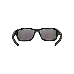 Oakley Men's OO9225 Rectangular Sunglasses, Black Ink/Jade Iridium Polarized, 60mm