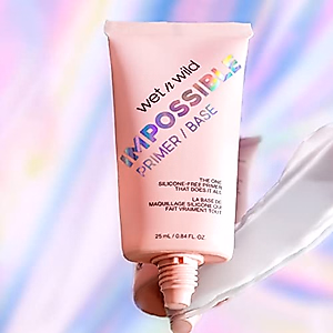 Wet n Wild Prime Focus Impossible Primer Hydrating Matte Finish, Clear, 0.84 Fl Oz