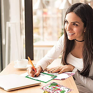 Outus Thinking of You School Postcards Motivational Inspiration Accents for Teachers to Send To Students, 9 Styles, 4 x 6 Inch Encouragement Notecards for Home School Classroom Preschool (45 Pieces)