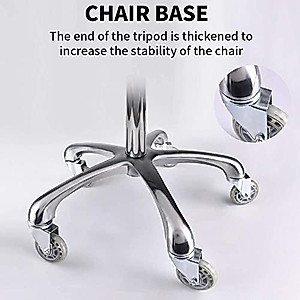 Professional Salon spa Saddle Chair and Rolling Saddle Stool. The Saddle Chair has Wheels, Luxurious Cushion and a Solid Metal Skeleton