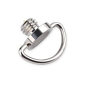 HUYUN Power-Up Charging D-Ring Screw Bolt Replacement for Logi Ultimate Ears Blast/MEGABLAST Charging Dock (Silver)