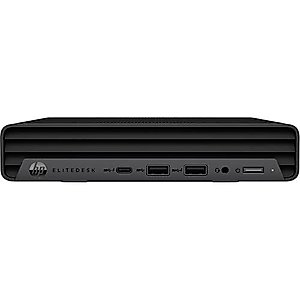 HP EliteDesk 800 G6 Mini Desktop Computer - 10th Gen Intel Core i5-10500T 6-Core up to 3.8 GHz CPU, 32GB RAM, 2TB NVMe SSD + 2TB HDD, Intel UHD Graphics 630, Wi-Fi 6 + Bluetooth 5.1, Windows 11 Pro