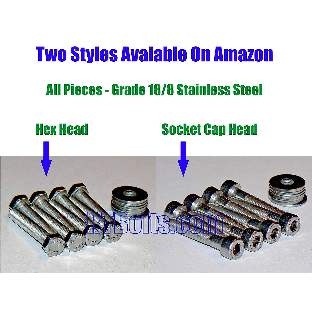 (8) Coil Pack Screws/Bolts fits Ford 5.4 & 4.6 – 18-8 Stainless – Allen Socket Head