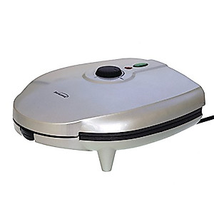 Brentwood AR-136 6 Piece Non-Stick Arepa Maker Silver, 1"