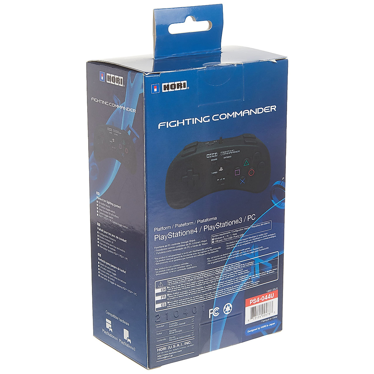 HORI Fighting Commander for PlayStation 4 & 3 Officially Licensed by Sony - PlayStation 4