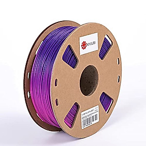 KYUUBI Purple Blue to Pink Color Changing with Temperature 3D Printer Filament PLA 1.75 mm 1 KG (2.2 LBS) Color Changing with Temperature PLA
