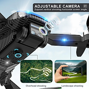 ROTAZA Foldable 4K Camera Mini Drone - Headless Mode, One Key Take Off/Land, Carrying Case, for Kids and Beginners