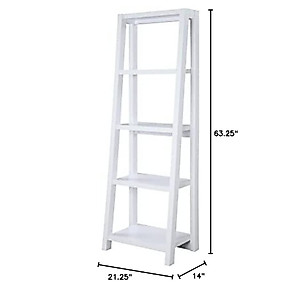 Convenience Concepts Newport Lilly Bookcase, White