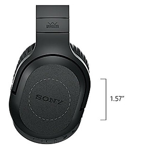 Sony Wireless RF Headphone 150-Foot Range, Noise Reduction, Volume Control, Voice Mode, 20-Hr Battery Life –NeeGo 6-ft 3.5mm RCA Plug Y-Adapter for TV