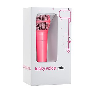 Lucky Voice Karaoke Microphone for Adults & Kids - Rose Gold - Portable Handheld Mic for Karaoke Machines, PA Systems, Speaker Amps - 5m Long Cable