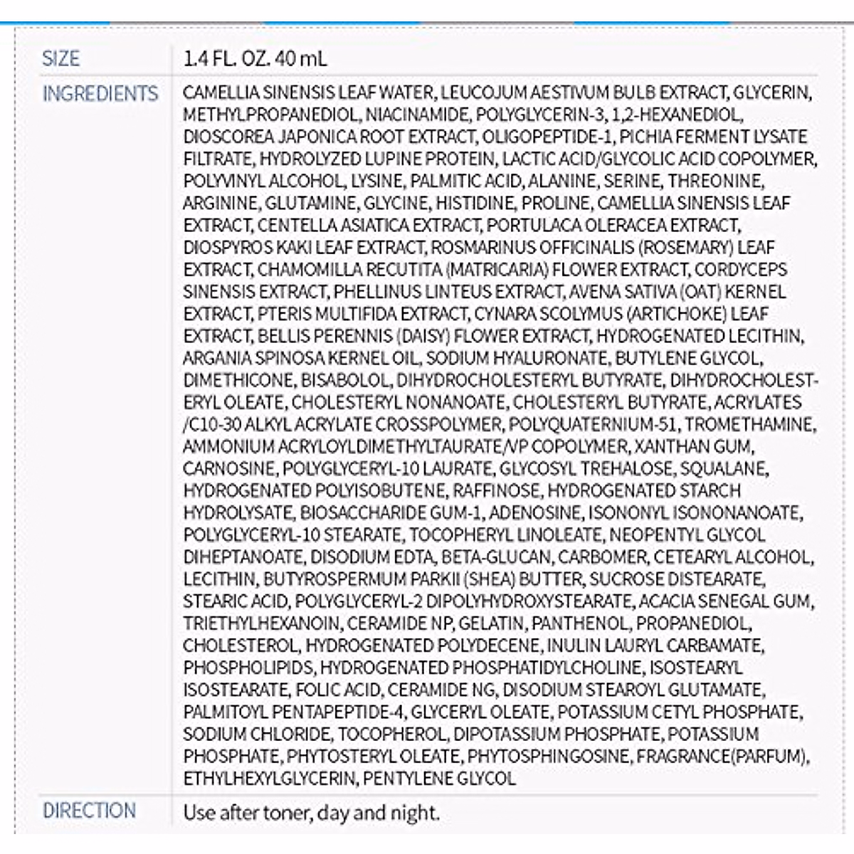 Atomy Absolute CellActive Ampoule 1.4FL OZ. 40ml- Made in South Korea