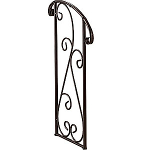KB Designs - Freestanding Metal Bathroom Towel Rack Stand Organizer, Coffee Brown