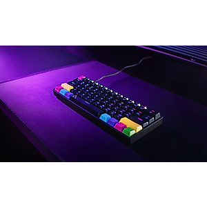 ASCENY GK61 - Hot-Swappable 60% Mechanical Keyboard with Extra Colorful Keycaps, RGB Lights, Spill Proof, Optical Switches (Gateron Brown)