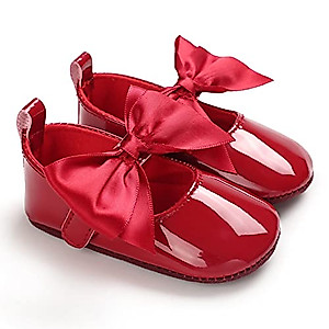 Children Shoes Fashion Flat Shoes Lace Decorative Baby Shoes Princess Shoes Girls Shoes Toddler Girls Tall Sneaker Boots (Red, 12-18 Months)