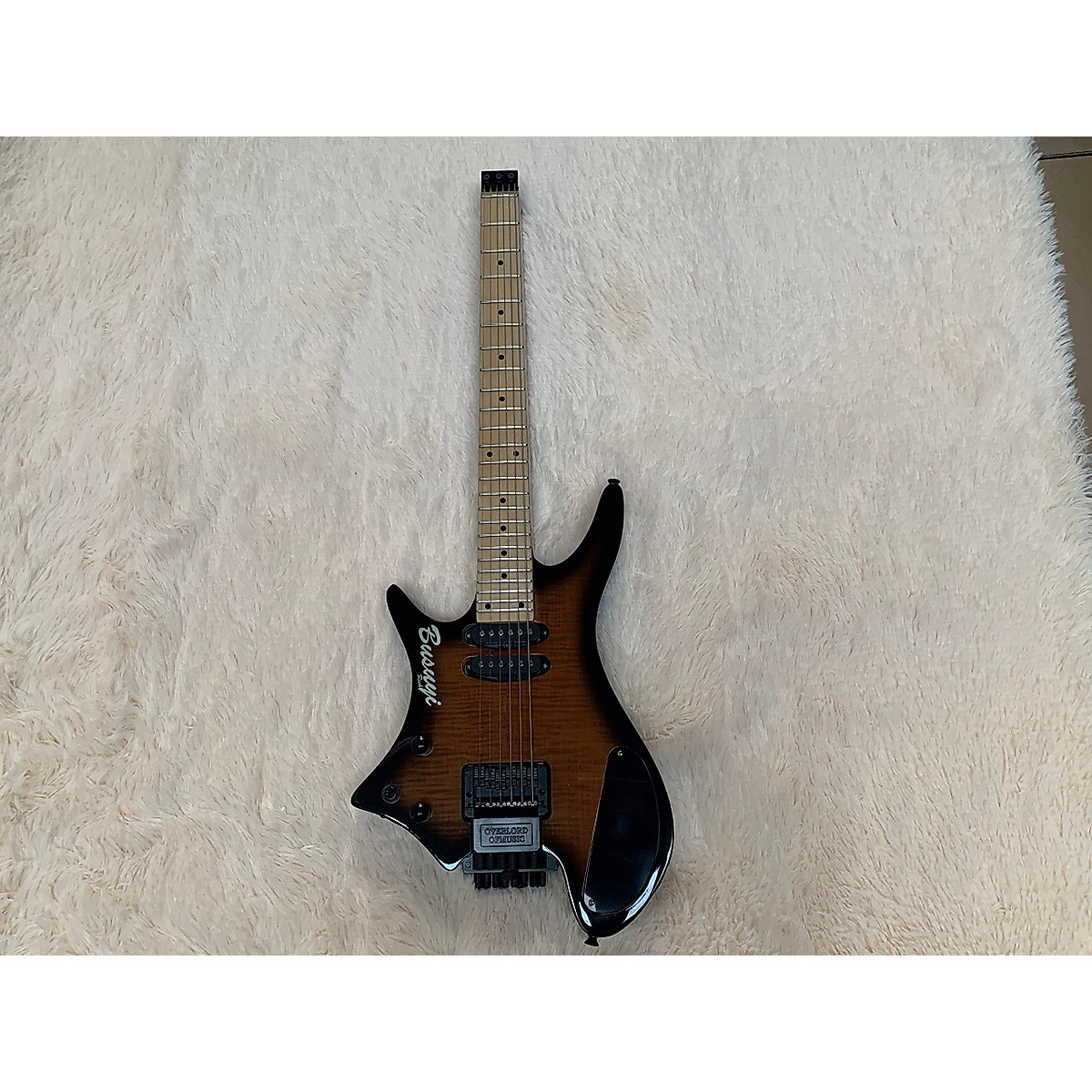 4 String Bass/ 6 String Lead Headless Tremolo Busuyi Guitar Lefty