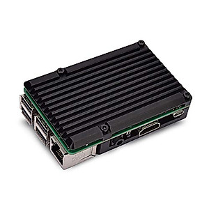 ZkeeShop Aluminum Case Alloy Armor with Cooling Heatsink Compatible for Raspberry Pi 3 Model B，Pi 3 B+，Pi 2 Model B(Not Include Raspberry Pi Board) (Without Fan)